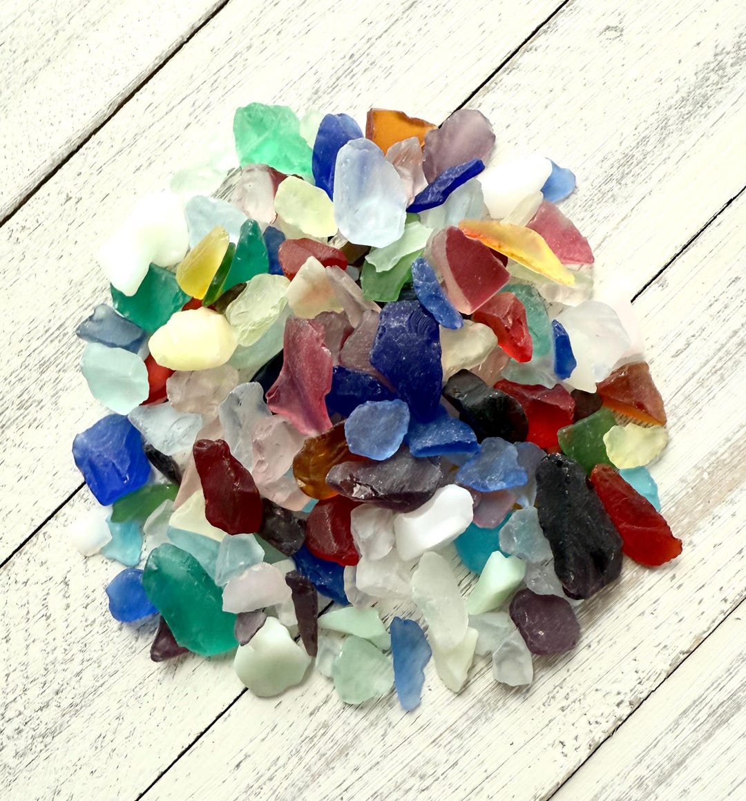 Tumbled Sea Glass-tumbled Beach Glass-glass-sea Glass-man Made Beach ...