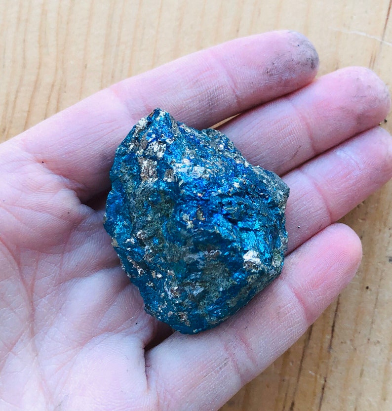 Chalcopyrite Rough Crystals-peacock Ore Stones-raw Peacock Ore - Etsy