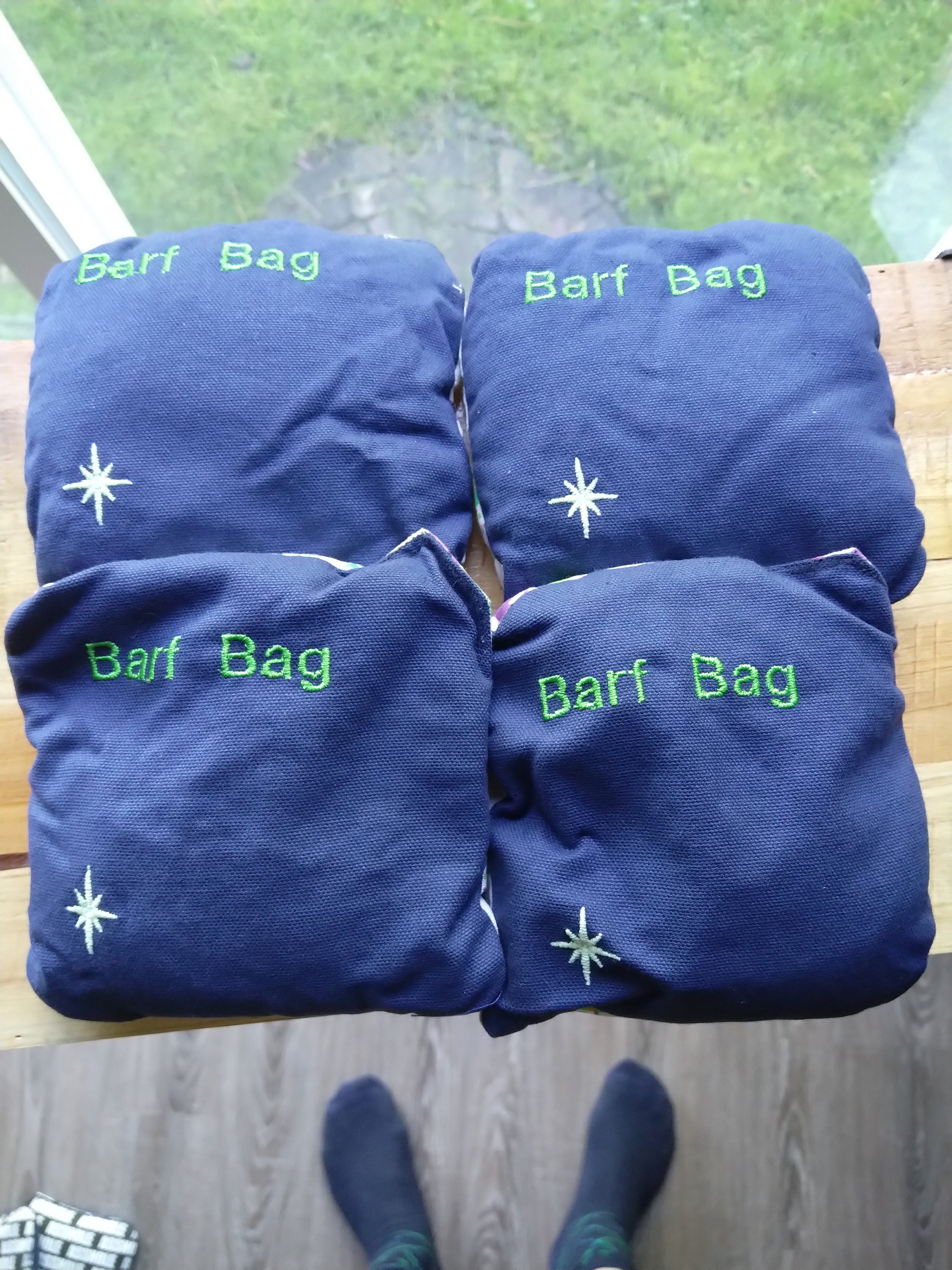 Funbags Money Bags & Barf Bags Together Cornhole May Never Be the Same ...