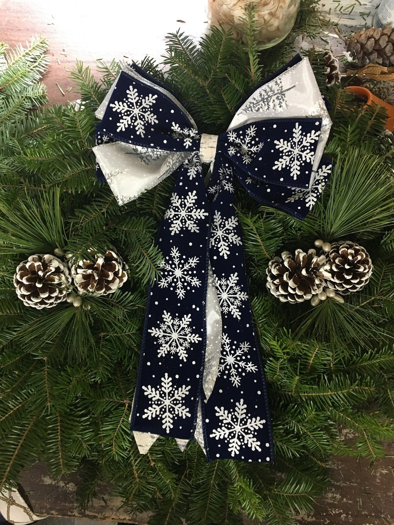 Christmas Wreath polar Eclipse Balsam Fir Evergreen Wreath Maine Made ...