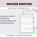 Process Emotion Heal Understand Emotions Journal Prompts Deep Personal ...