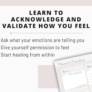 Process Emotion Heal Understand Emotions Journal Prompts Deep Personal ...