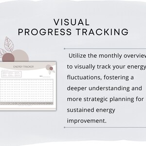 Energy Tracker, Tracker Printable, Energy Tracker Template ...