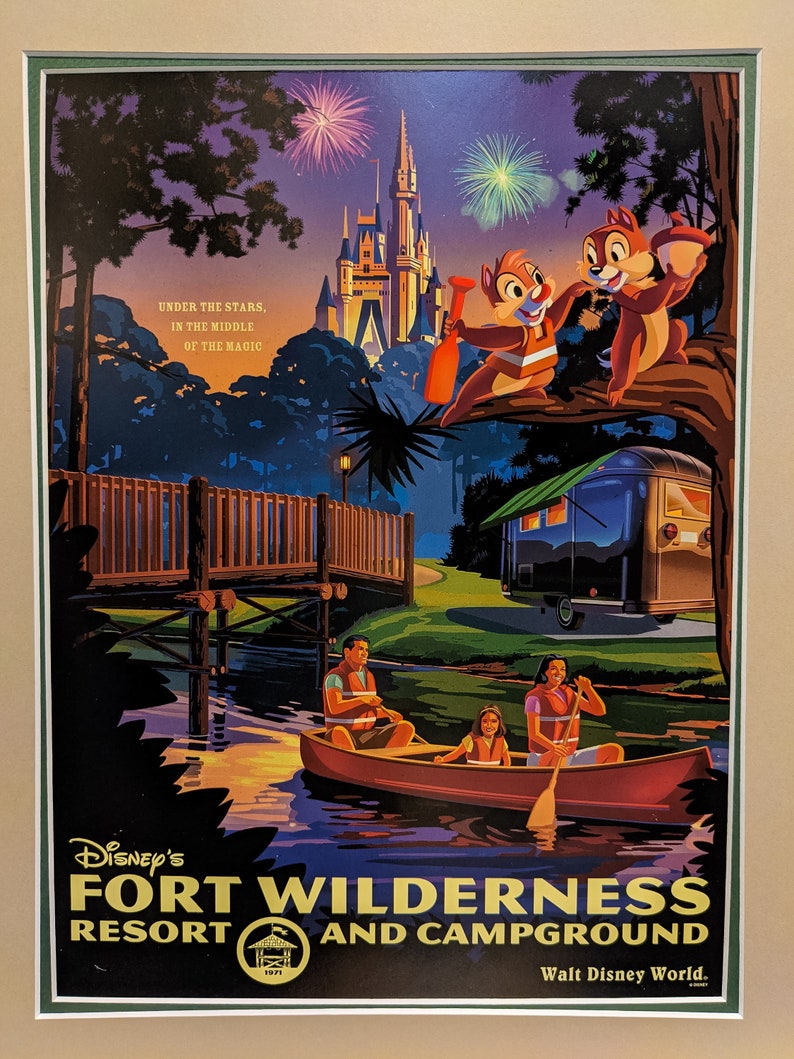 Fort Wilderness Poster Print Disney's Fort Wilderness Resort and ...