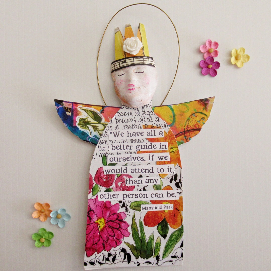 Jane Austen Paper Doll, Jane Austen Gift, Mansfield Park Gift, Paper ...