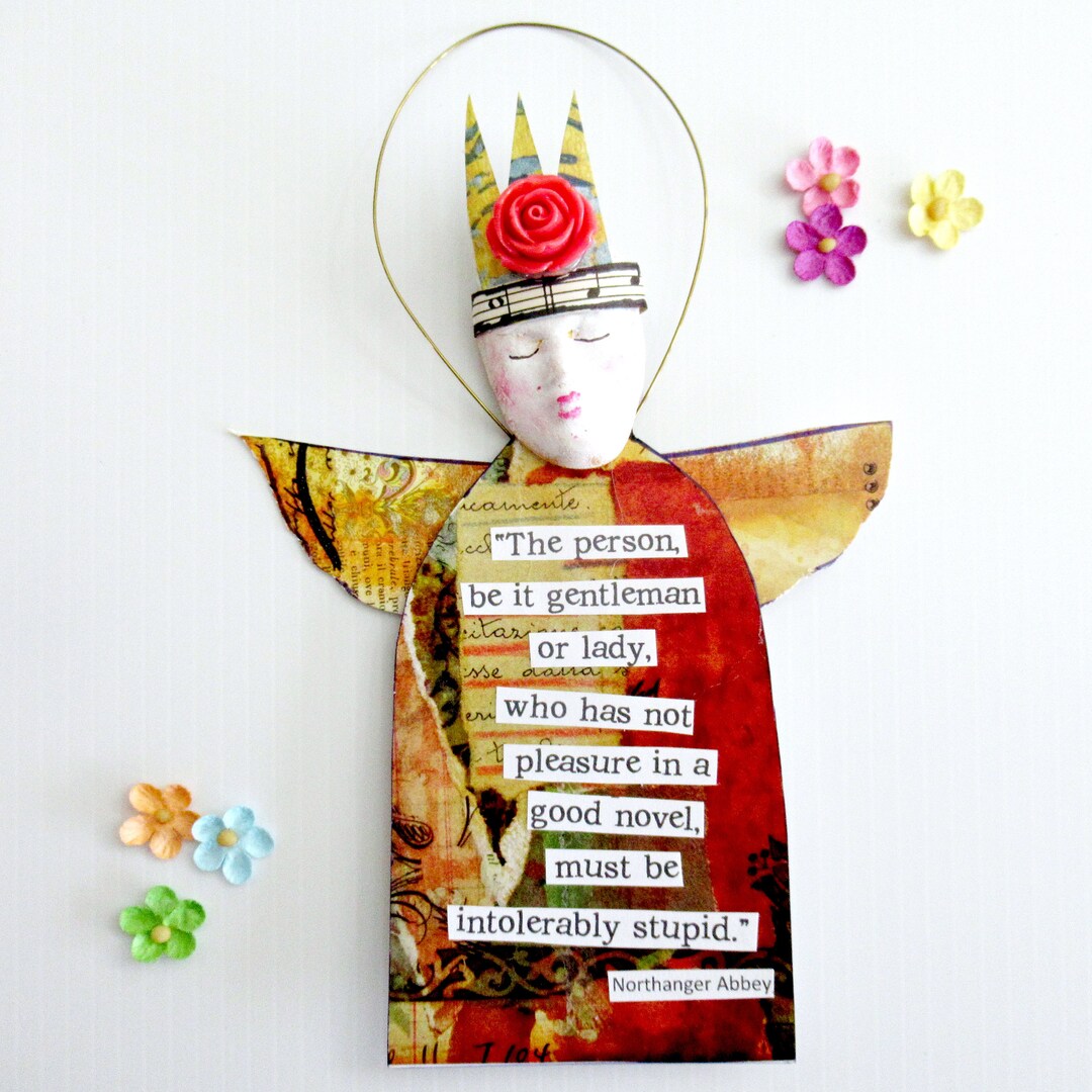Jane Austen Paper Doll, Jane Austen Gift, Mansfield Park Gift, Paper ...