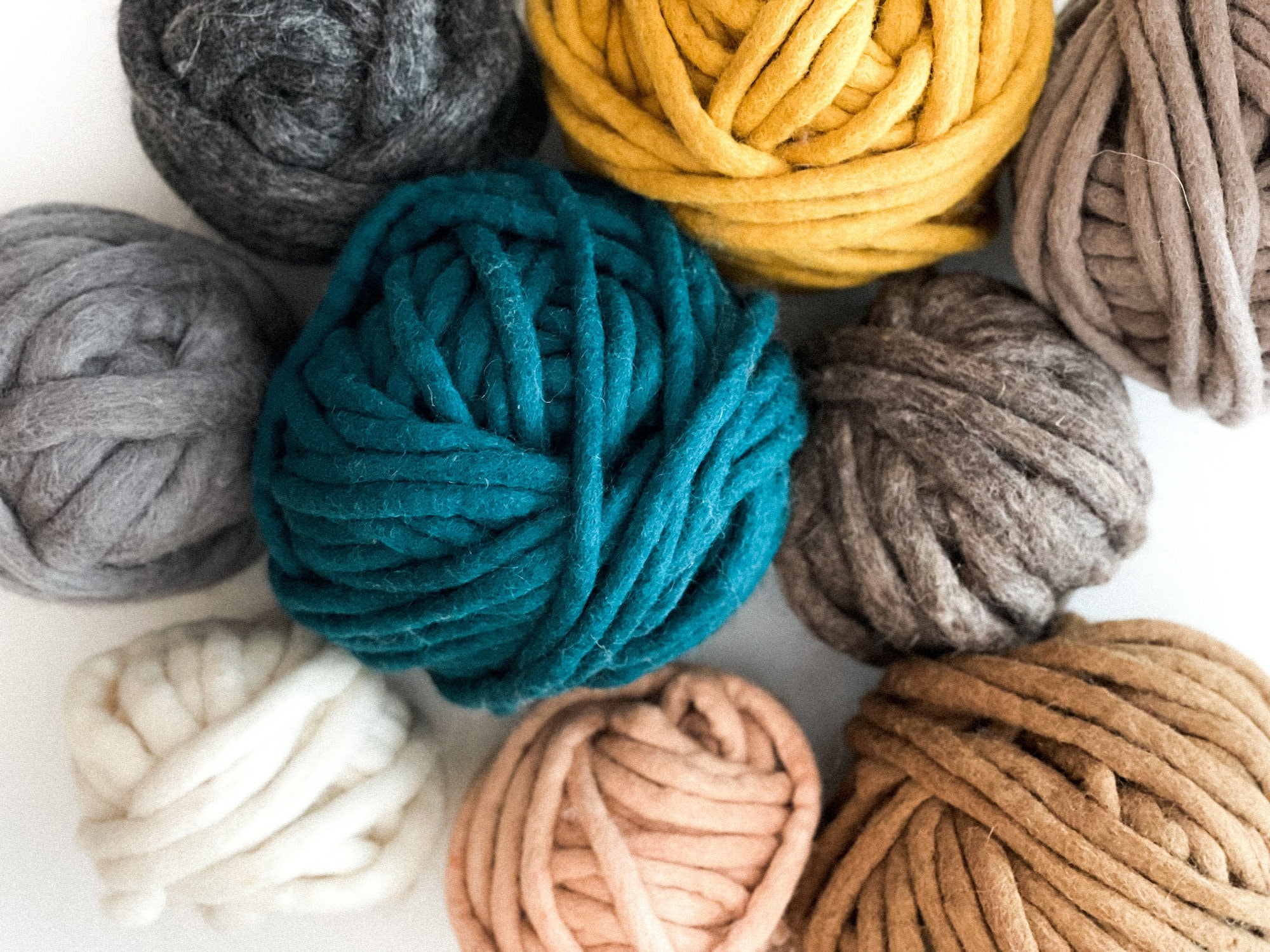 Bulky Felted Rope - Various Colors — FIBROUS | Woven Art + Rope ...