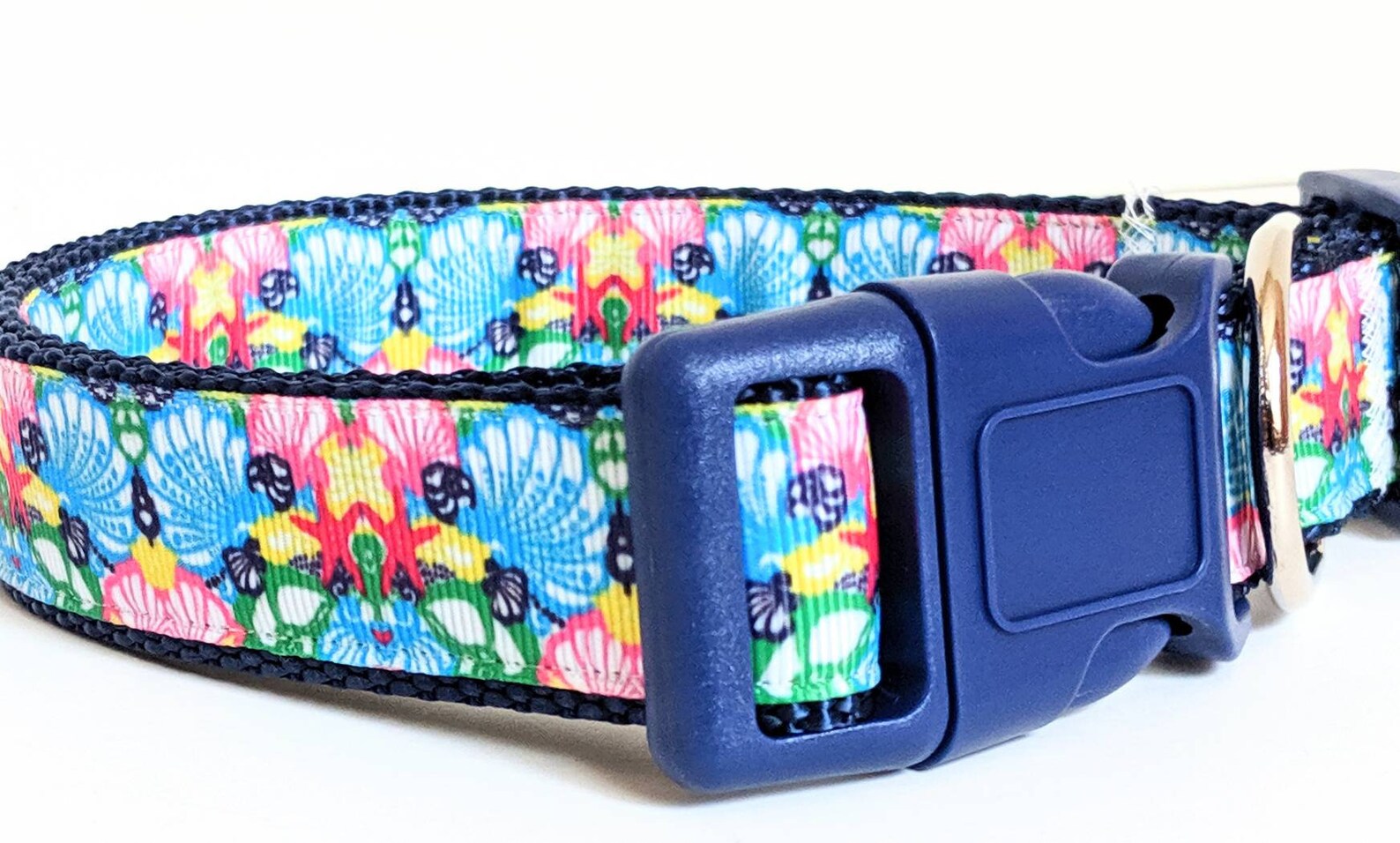 Seashell Dog Collar and (optional) Leash Set - Girl Dog Collar With ...