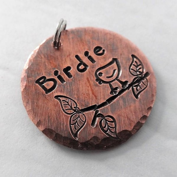 Bird Name Tag - Etsy