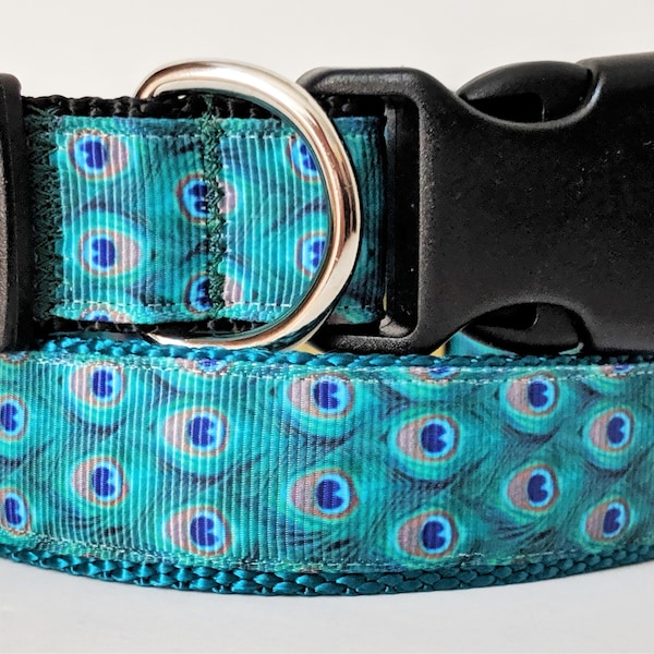 Peacock Dog Collars - Etsy