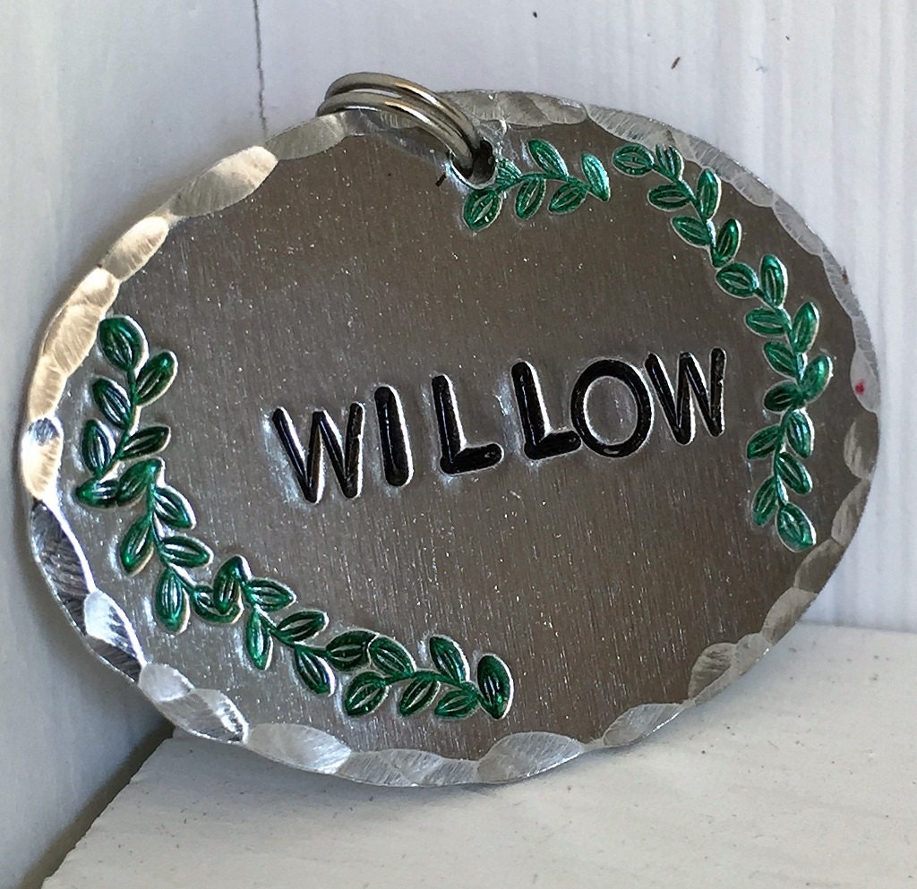 Dog Tag Pet ID Tag Big Dog Tag Round / Oval Dog Tag | Etsy