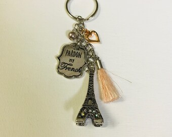 Paris keychain | Etsy