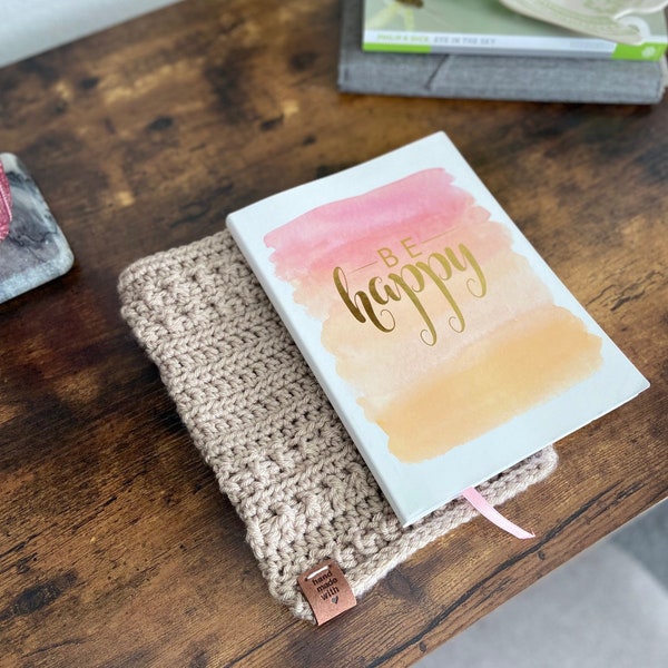 Crochet Book Cover Pattern - Etsy