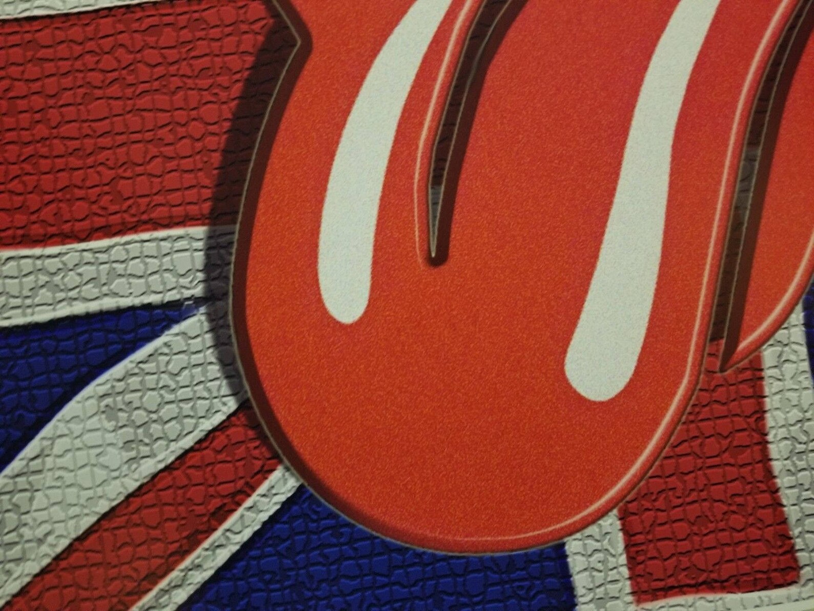 The Rolling Stones British Flag Poster Digital Print Union - Etsy
