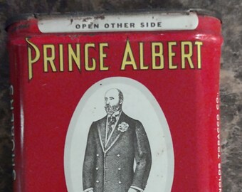 Prince Albert Tin Vintage Tobacco Tin Vintage Mustard Tins - Etsy