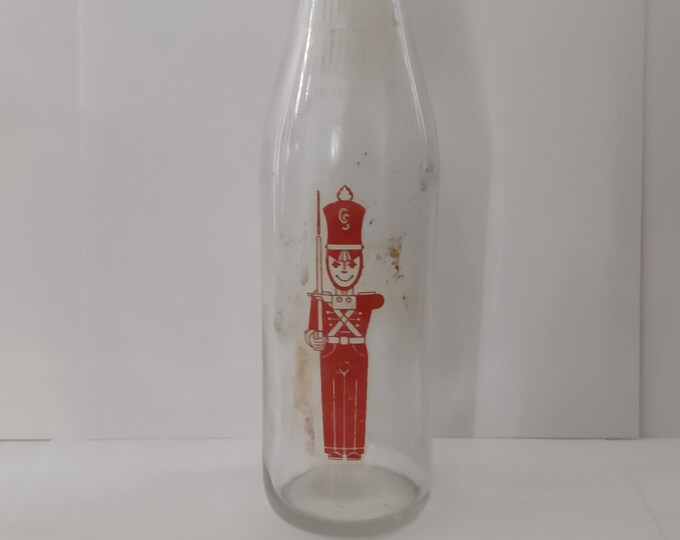 Vintage Chocolate Soldier Bottle - Etsy
