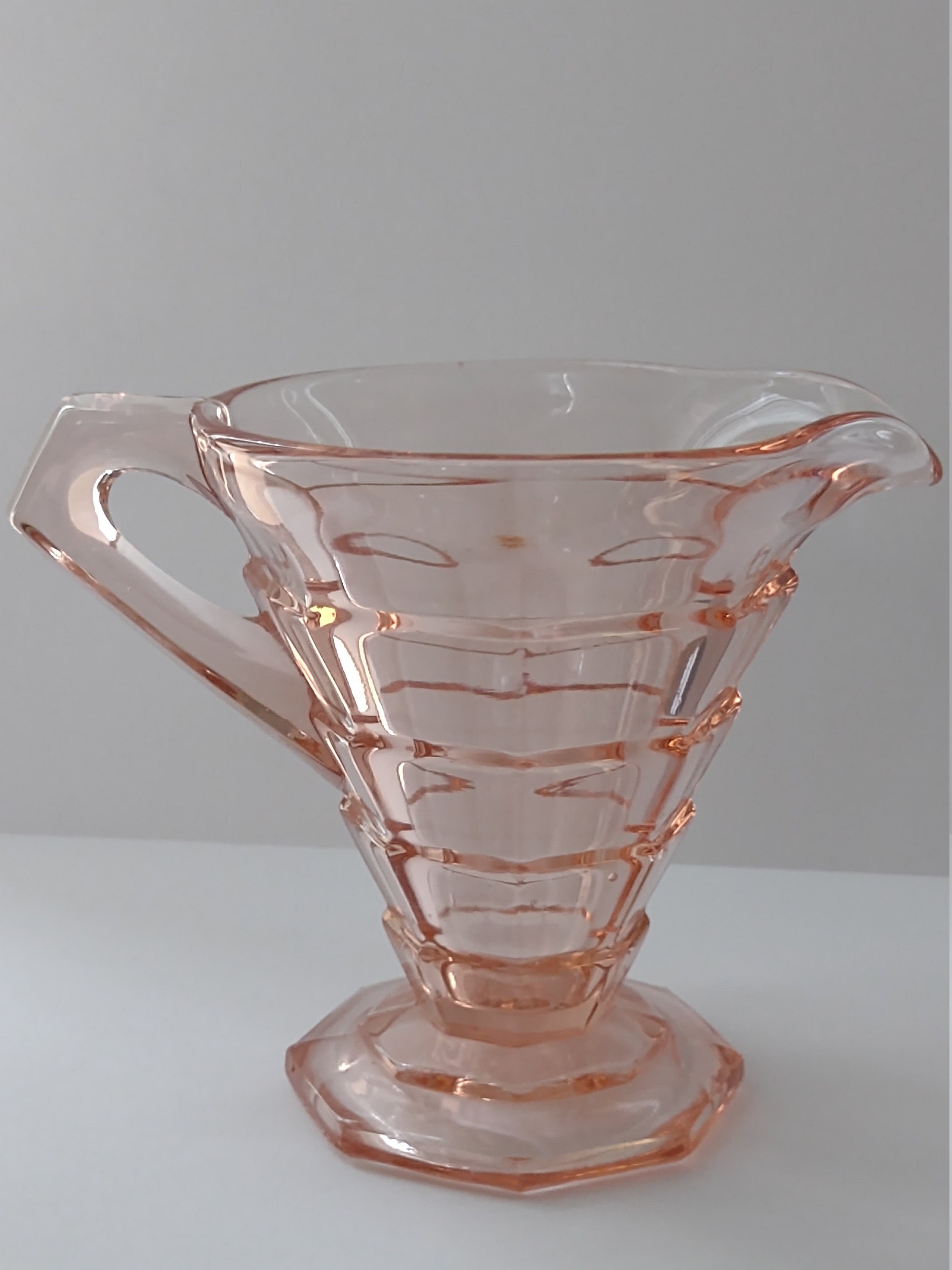 Vintage Indiana Glass tea Room Pattern Creamer - Etsy