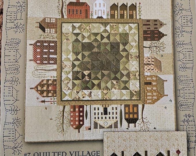 Vintage Quilt Pattern " Row Houses" From City Stitcher - Etsy