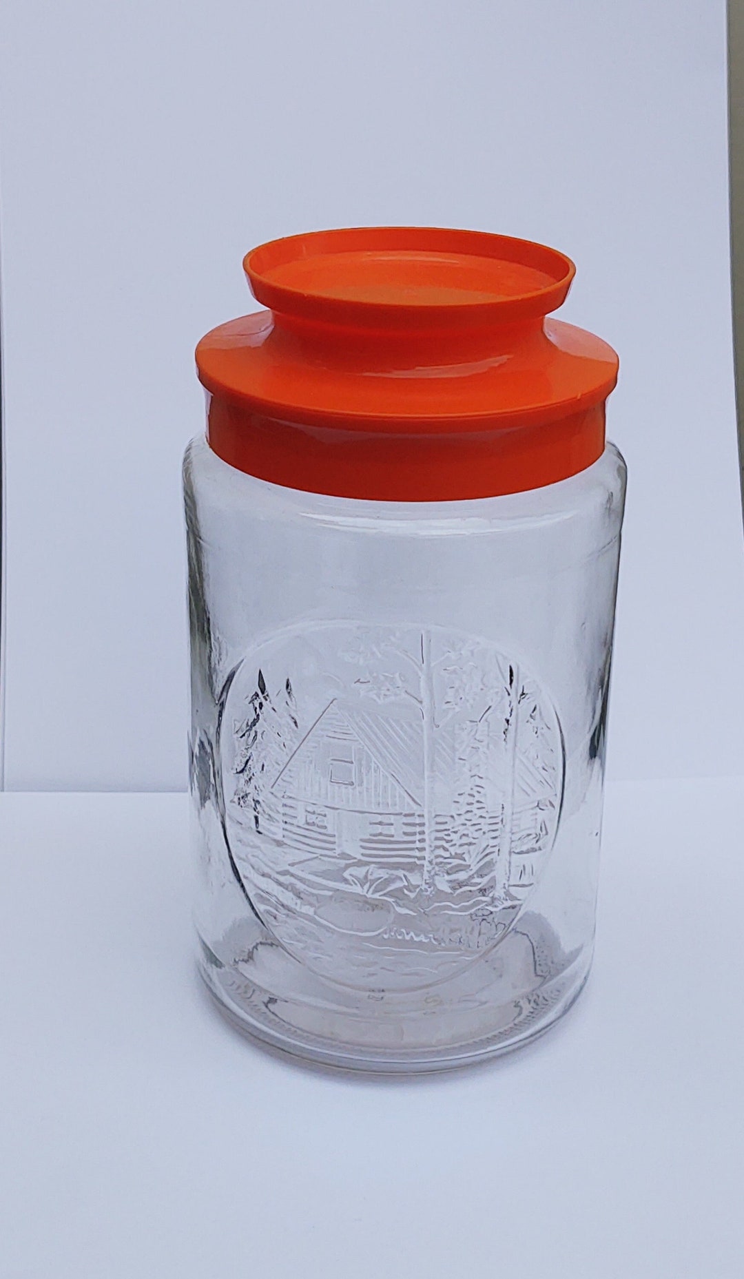Vintage Tang Glass Jar - Etsy