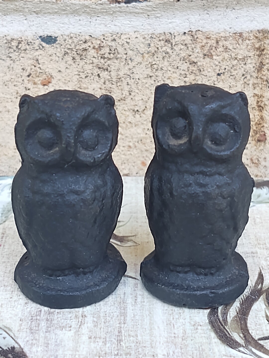 Vintage Cast Iron Owls - Etsy