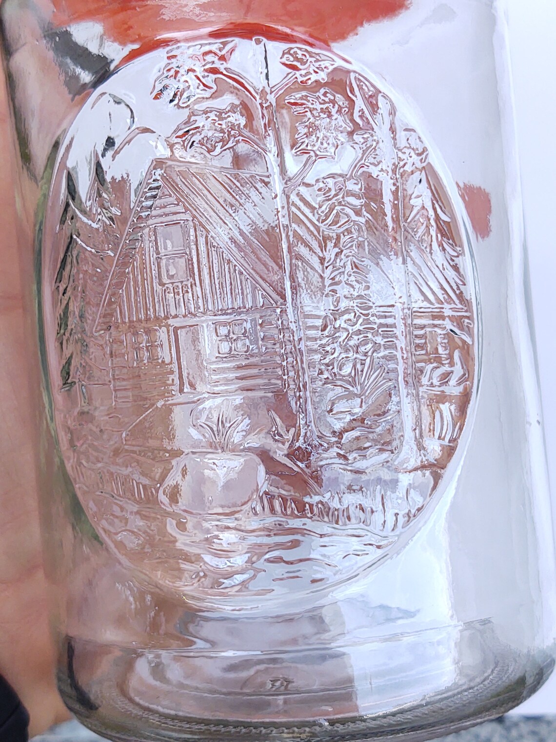 Vintage Tang Glass Jar - Etsy