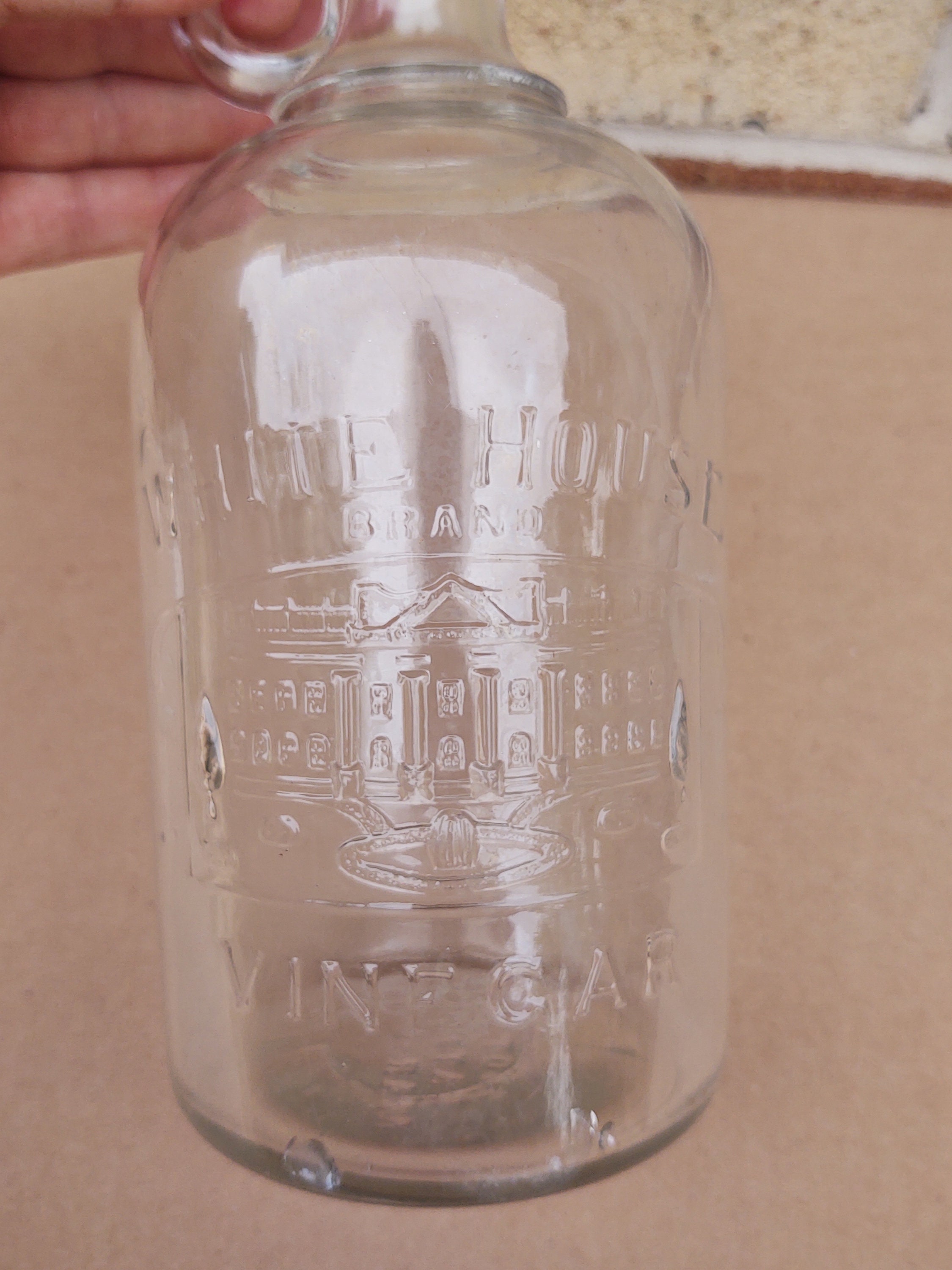 Vintage White House Vinegar Bottle - Etsy