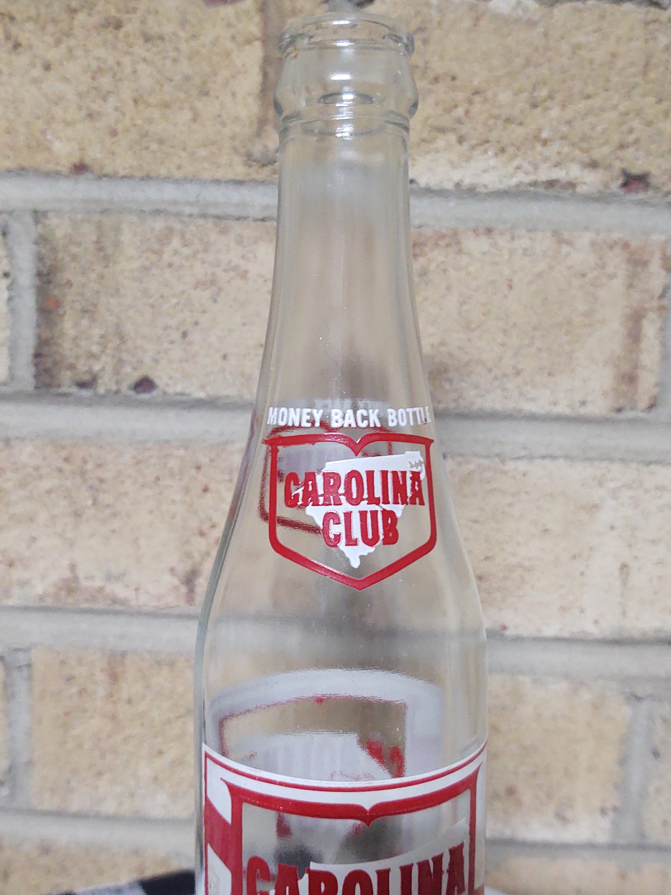 Vintage Carolina Club Soda Bottle - Etsy