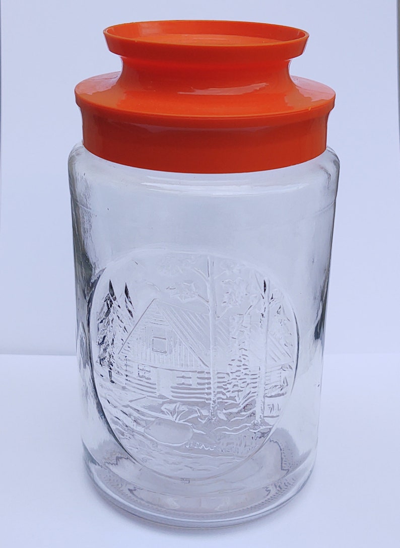 Vintage Tang Glass Jar - Etsy
