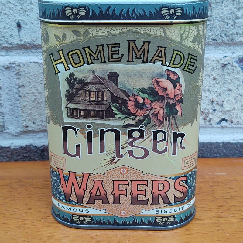Ginger Wafers Tin - Etsy