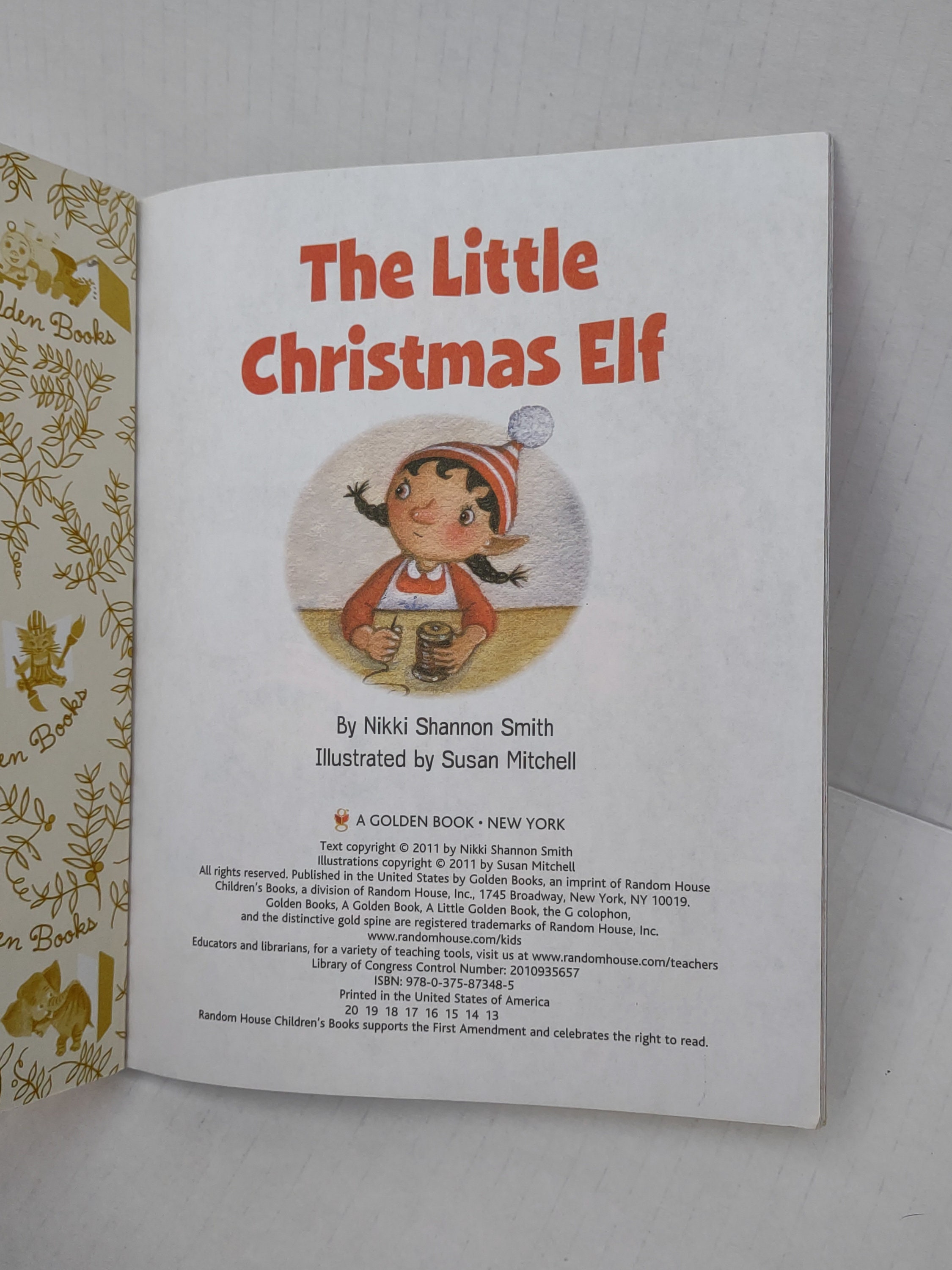 Kids Book - the Little Christmas Elf - Etsy