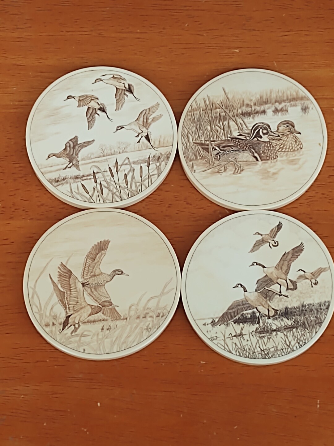 Vintage Fowl Coasters - Etsy