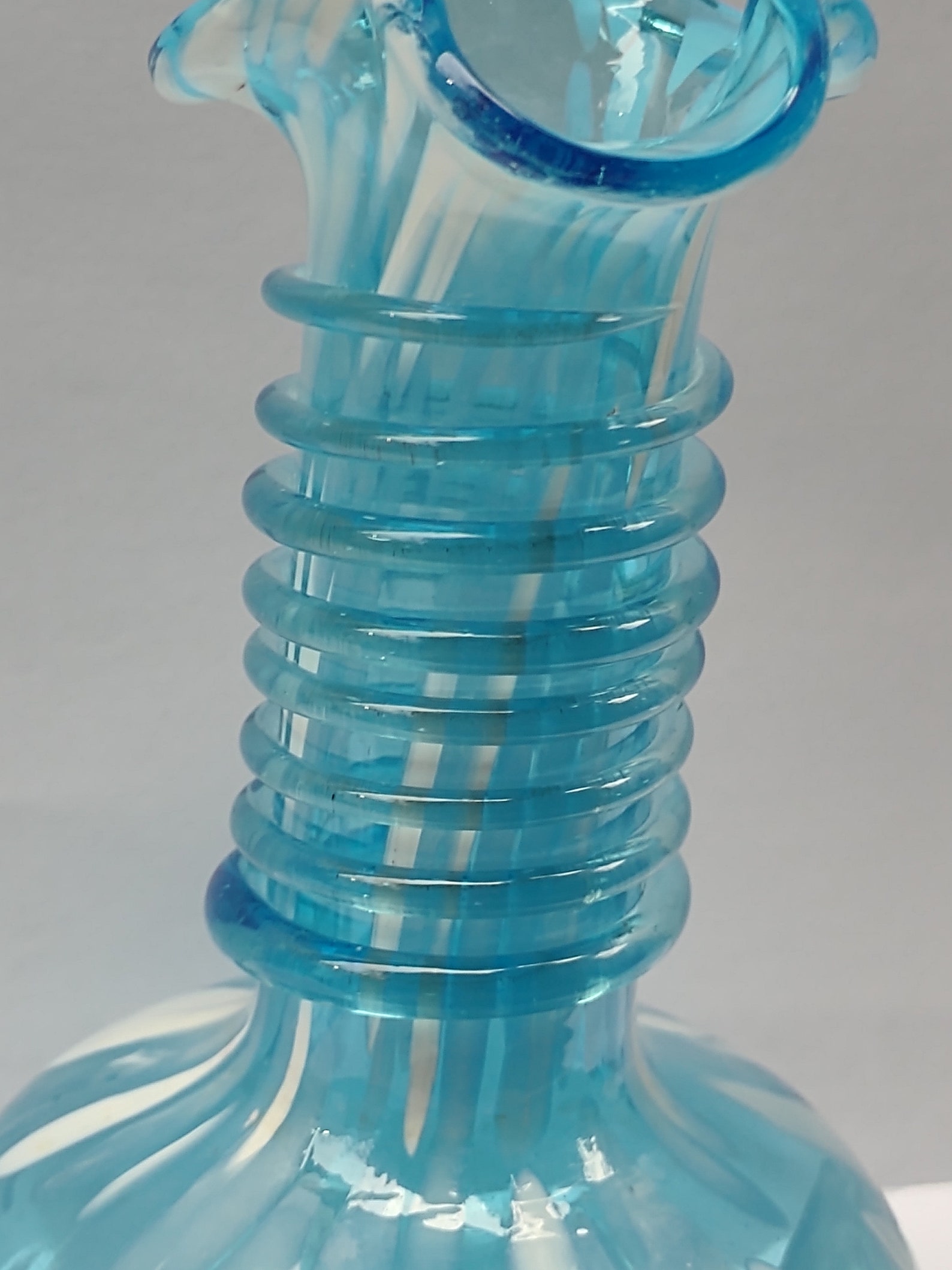 Vintage Turquoise Blue Vase - Etsy