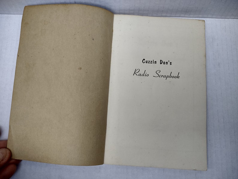 Vintage Radio Scrap Book - Etsy
