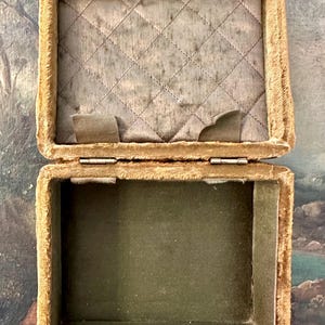 Antique French Velvet Jewelry Box - Etsy
