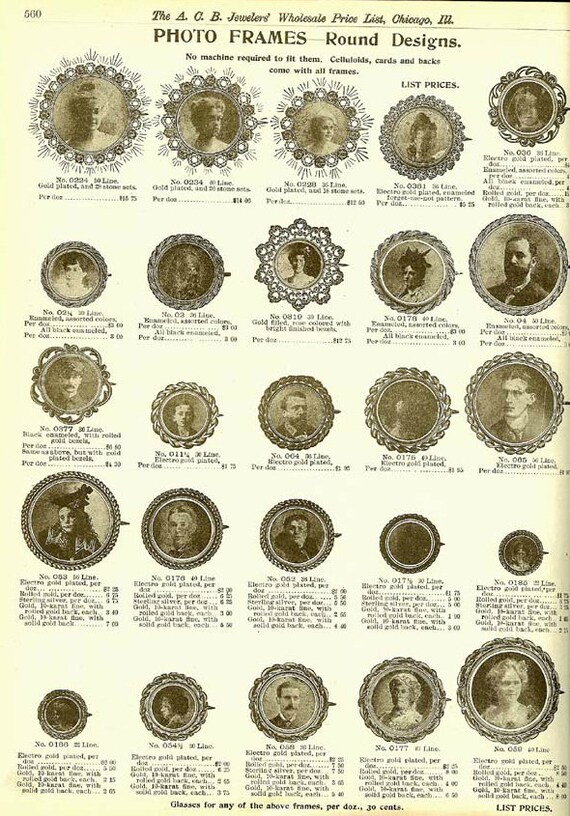 Victorian Photo Brooch of Girl and Boy with Blue Enam… - Gem