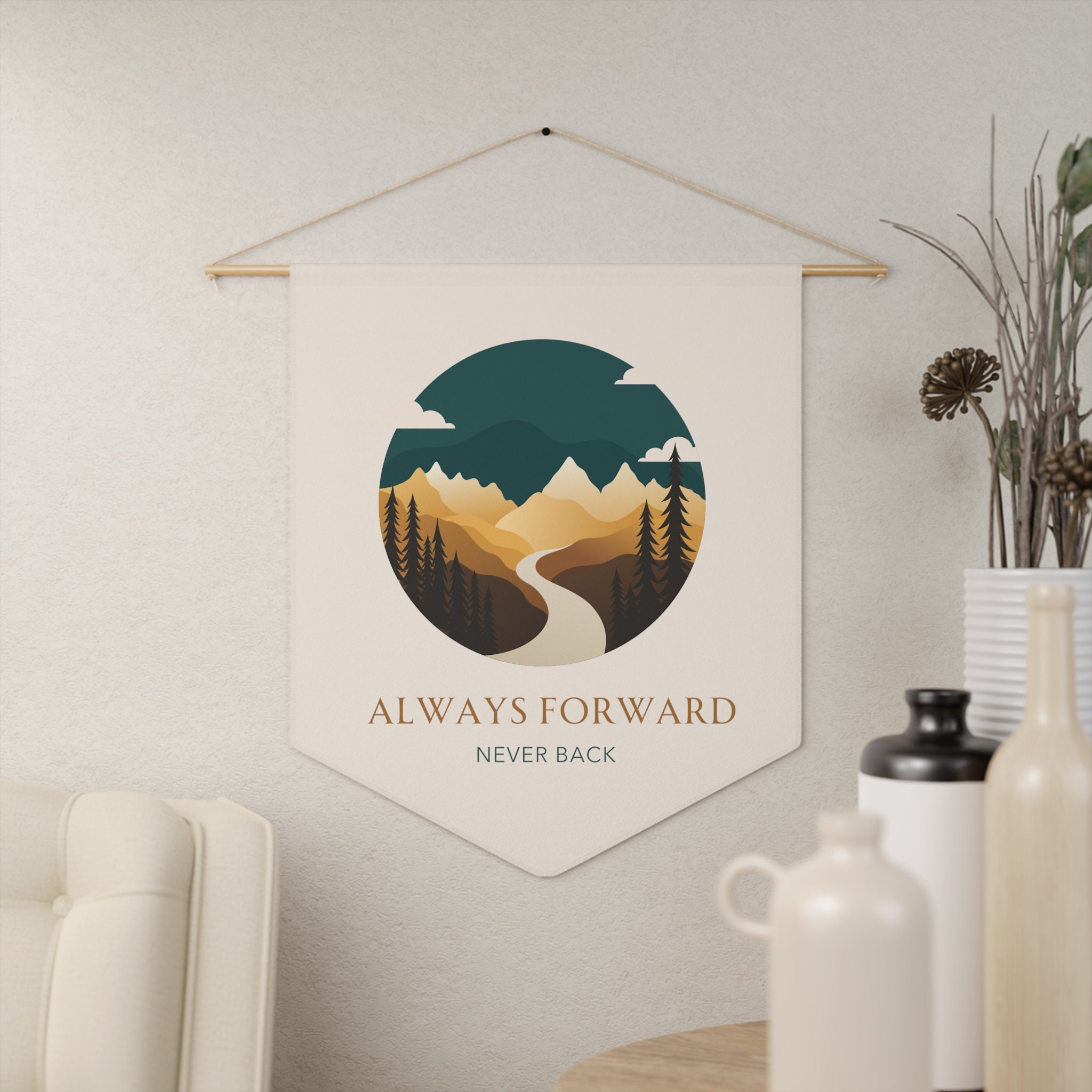 Always Forward Never Back Banner Saint Junipero Serra Banner - Etsy