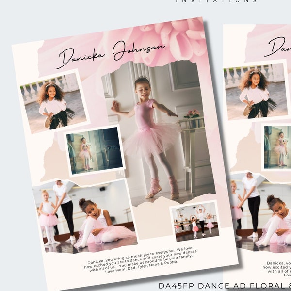 Recital Ad Full Page - Etsy