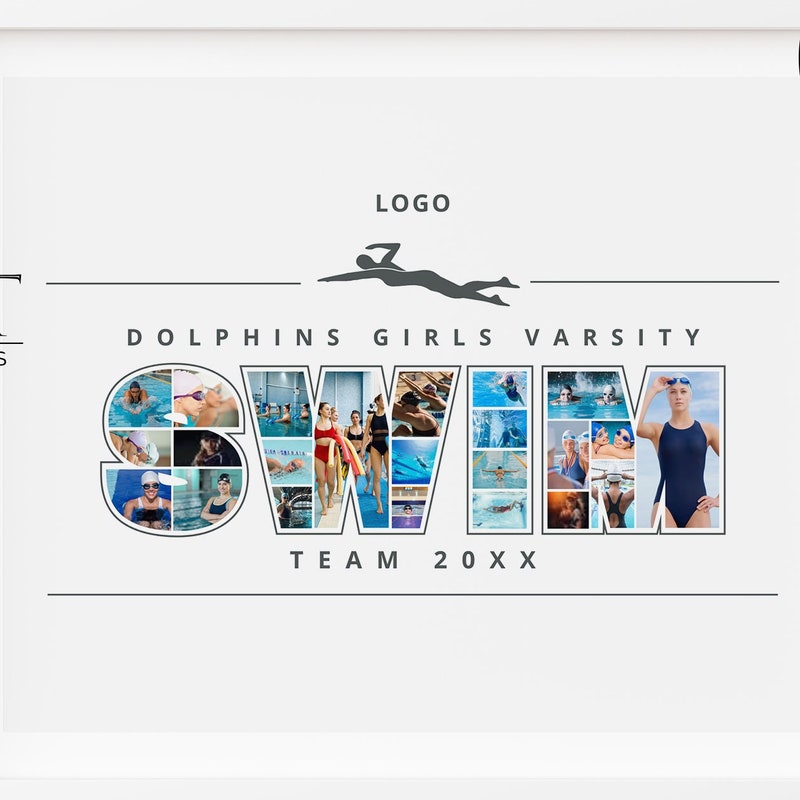 Swimming Photo Collage - Etsy