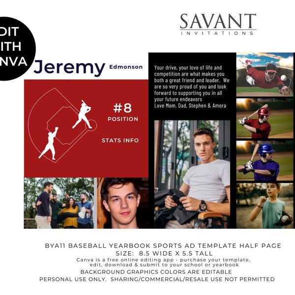 Sports Program Ad - Etsy