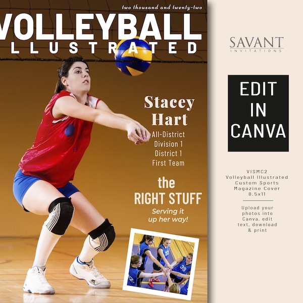 Sports Illustrated Magazine Template - Etsy