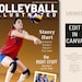 Volleyball Illustrated Magazine Cover Template, Personalized Sports ...