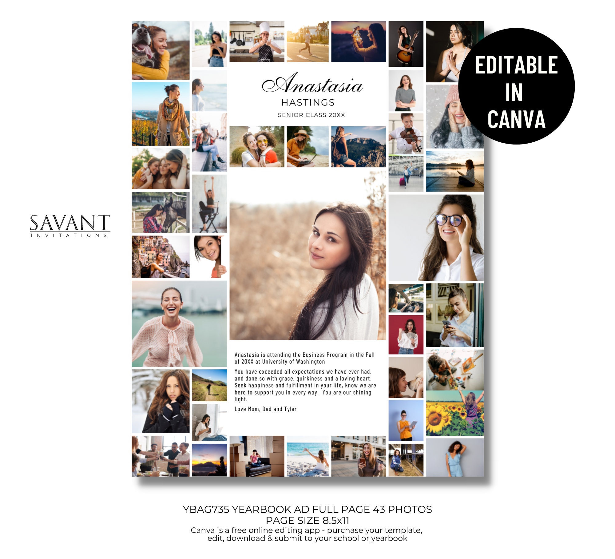 Senior Page Templates