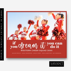 Sports Poster Template Editable in Canva, Great for Any Sports ...