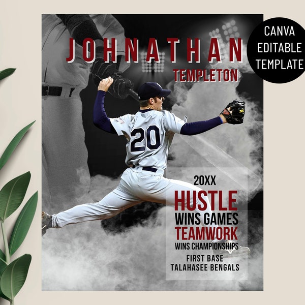 Baseball Poster - Etsy