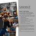 Full Page Football Yearbook or Sports Program Tribute Ad Plus 16x20 ...