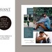 Yearbook Ad Canva Template Quarter Page Editable Modern | Etsy