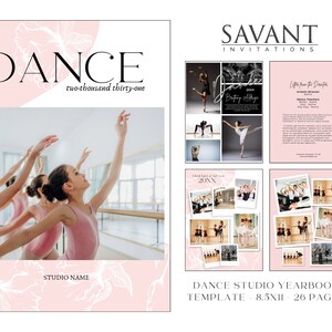 Dance Template - Studio Yearbook Album - 8.5x11, 26-page Magazine Style ...