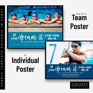 Sports Poster Template Editable in Canva, Great for Any Sports ...