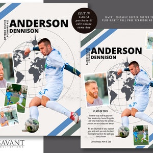 Yearbook Ad Full Page Sports Photo Collage Plus Soccer Poster ...