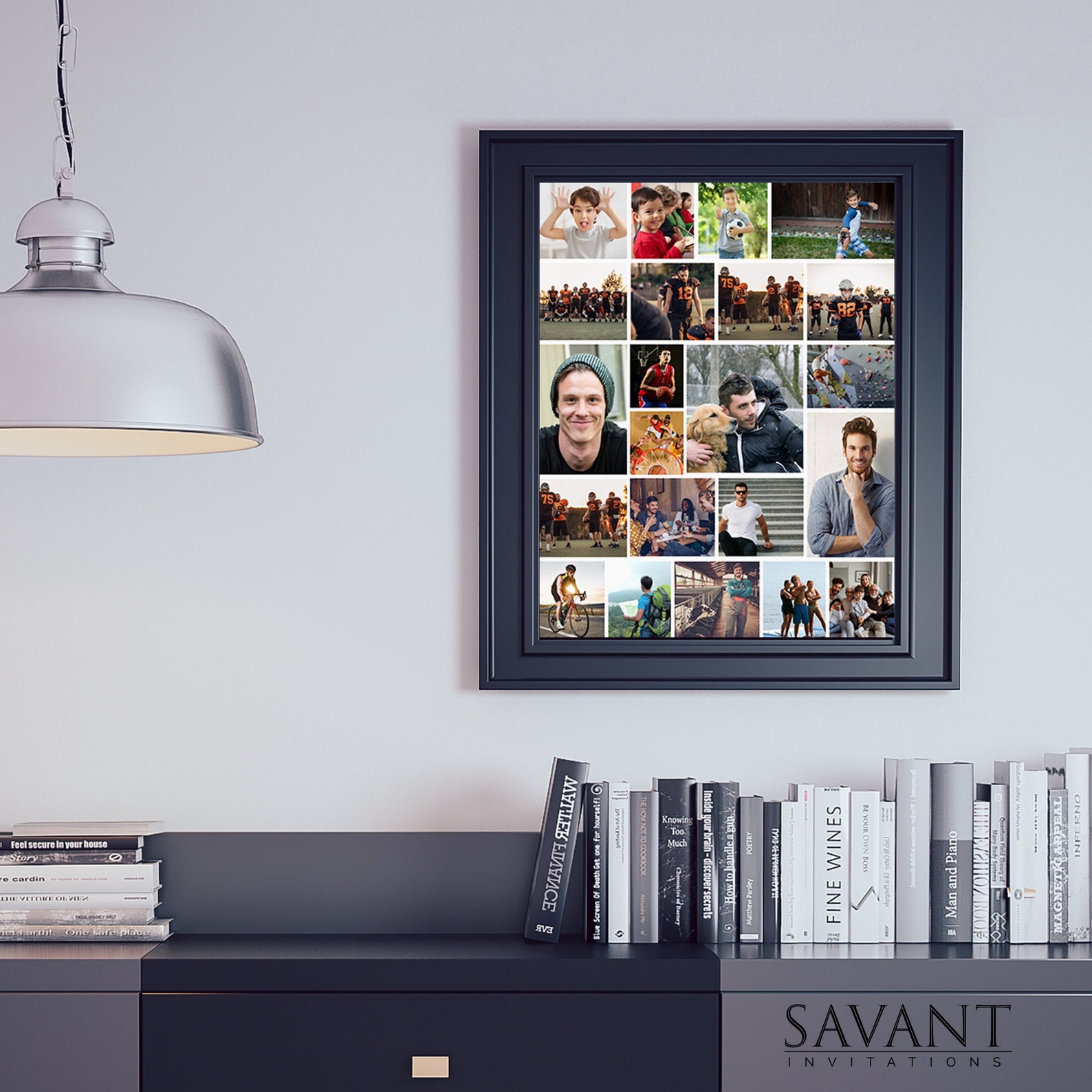 Graduation Photo Collage Poster Template, Canva Template, Personalized ...